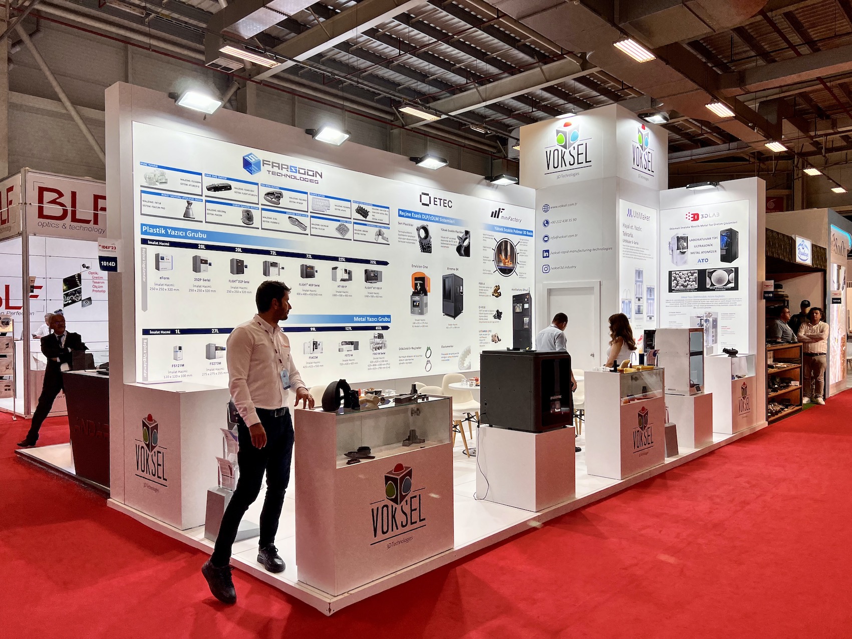 VOKSEL FUAR STANDI İDEF 2023 TÜYAP – InDesing Mimarlık